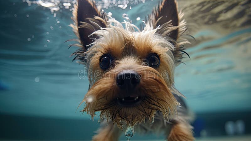 Animal under water stock illustration. Illustration of brown - 277386810