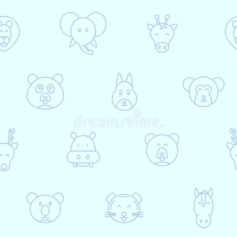 Animal background 02-12 stock vector. Illustration of hare - 207834136