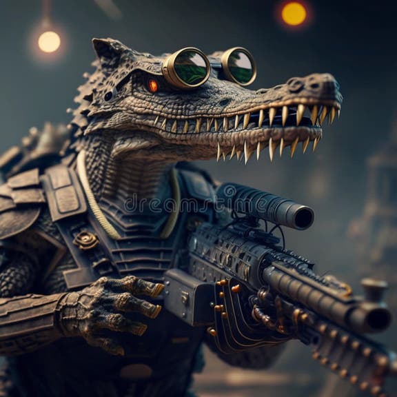 A animal with armor war stock illustration. Illustration of figurine ...