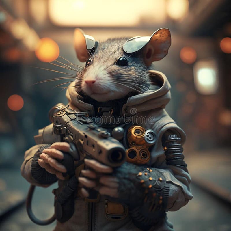 A animal with armor war stock illustration. Illustration of firearm ...