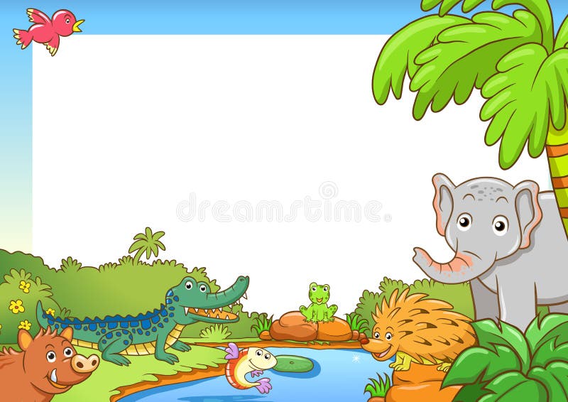 Animales ilustración del vector. Ilustración de ambiente - 31451769