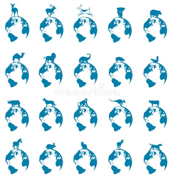 Animals stock illustration. Illustration of camel, dear - 24736024