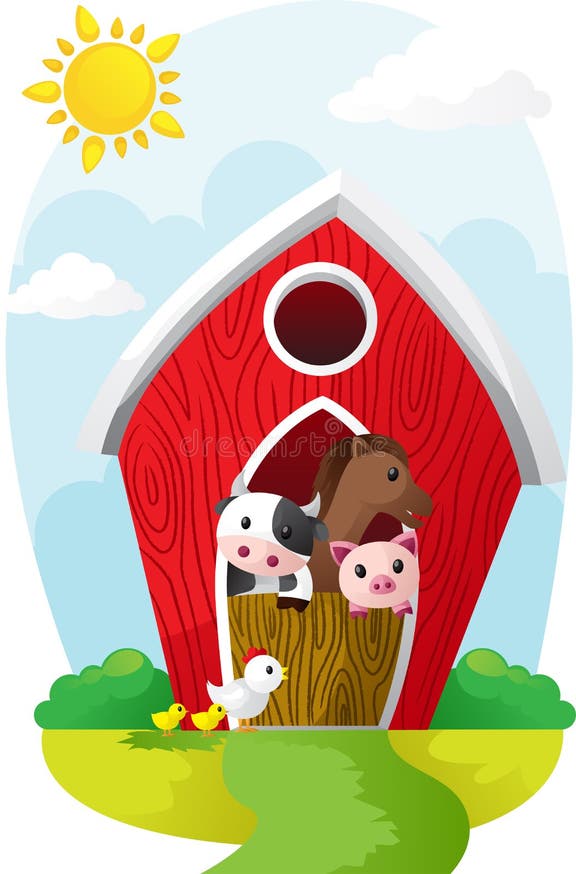 Cartoon Barn Animals Stock Illustrations – 4,027 Cartoon Barn Animals ...