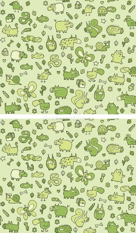 Icons Differences Visual Game Stock Vector - Illustration of brain ...