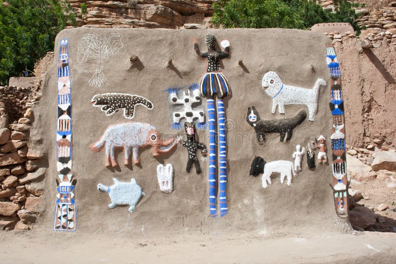 Dogon door stock image. Image of dogon, sacred, idols - 8517595