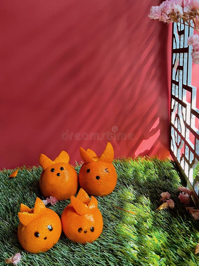 Animals Faces Decorations Made of Fruits Stock Image - Image of funny ...