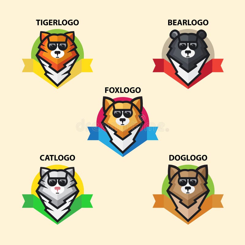 Animals logo stock vector. Illustration of label, little - 53997802