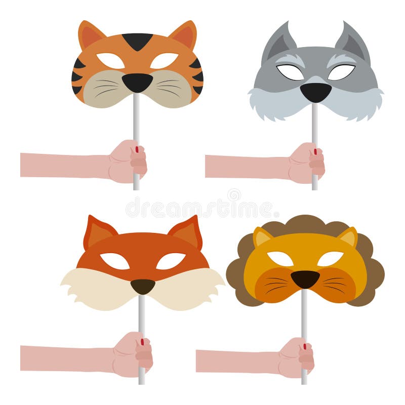 Animals stock vector. Illustration of collection, cheerful - 61509535