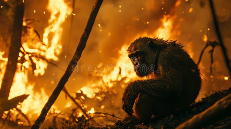 Animals Show Urgency and Determination in Escaping Devastating ...