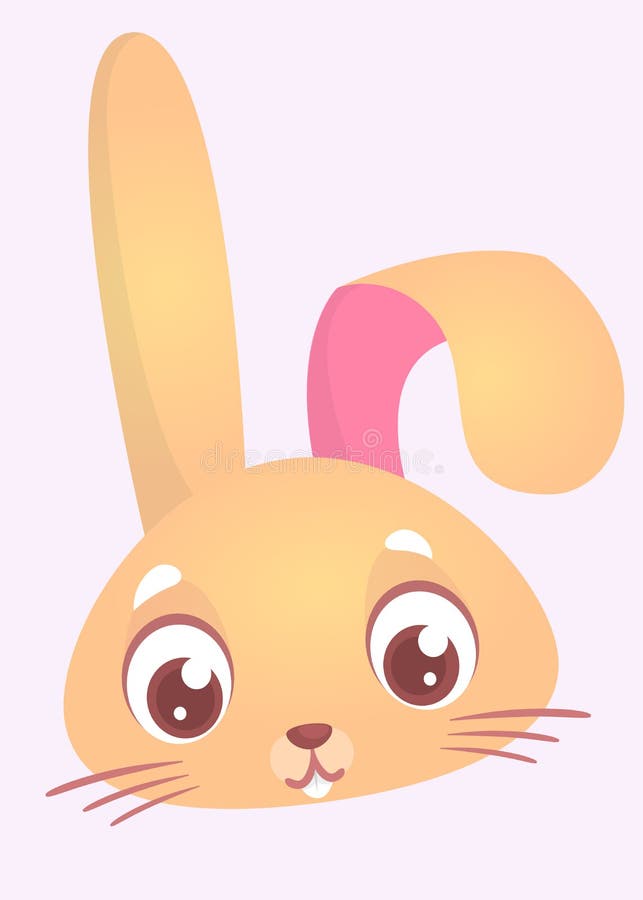 Cute Funny Rabbit Cartoon. Vector Illustration. Stock Vector ...