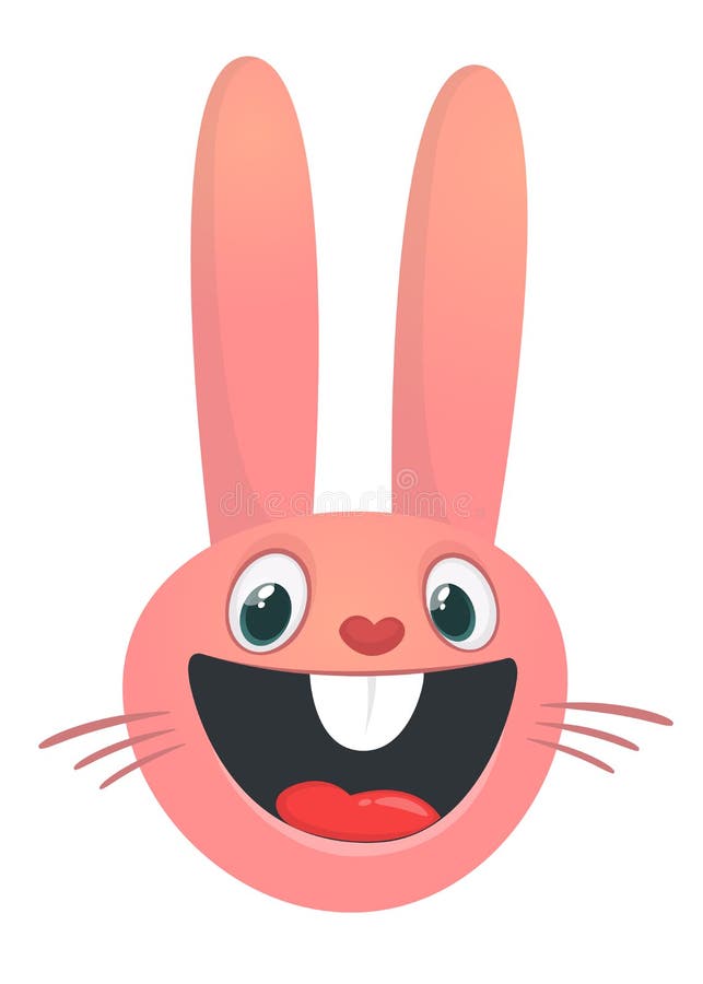 Cute Funny Rabbit Cartoon. Vector Illustration Stock Vector ...