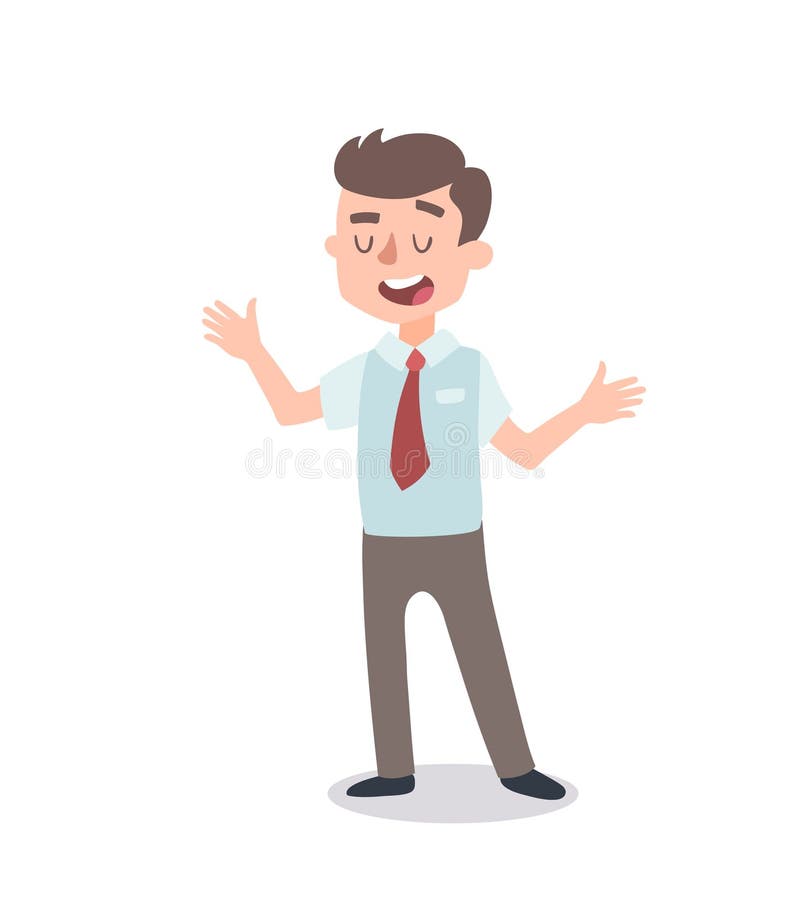 Businessman Character Set. Animate Character. Male Personage ...