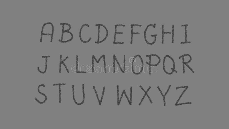 Animate Video of Hand Writing Alphabet. Learning Letters. Motion Design ...