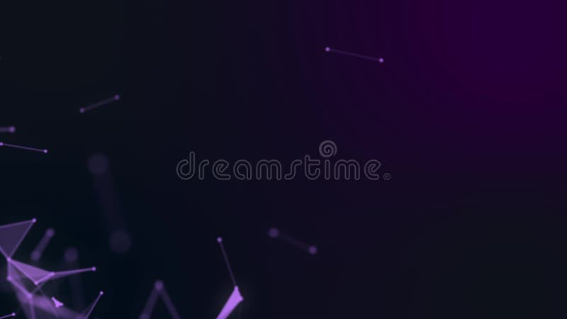 Animated Abstract Blue Geometrical Background with Moving Lines ...