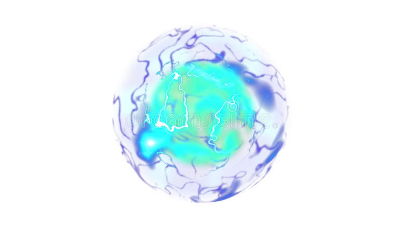 Animated Abstract Colorful Magic Sphere Stock Video - Video of effect ...