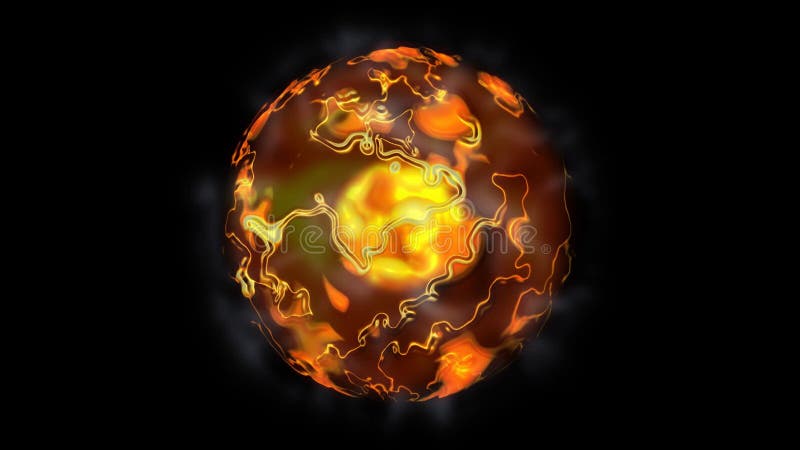 Animated Abstract Colorful Magic Sphere Stock Footage - Video of glow ...