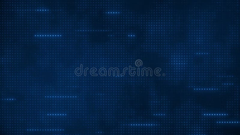 Animated Abstract Dark Blue Digital Data Flow Technology Background ...