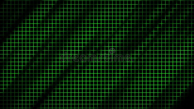 Abstract Dynamic Green Grid Background .Diagonal Motion Waves Dark ...