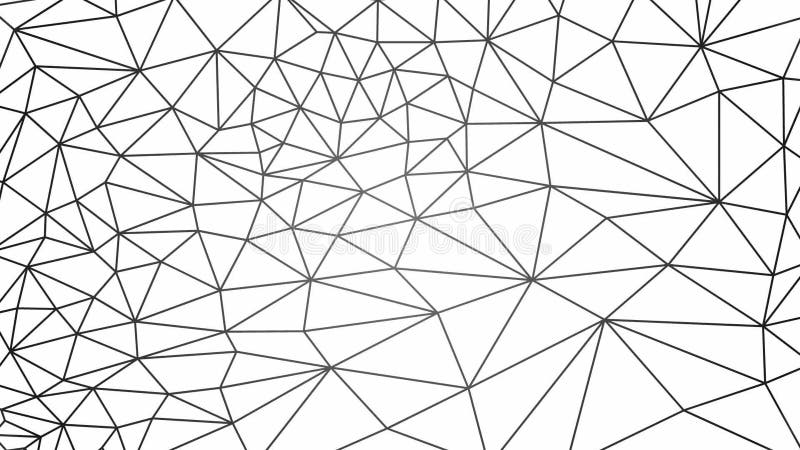 Animated Abstract Linear Geometric Background from Triangles. Stock ...