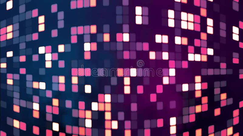 Animated Abstract Technology Background. Futuristic Cyberspace. Data ...
