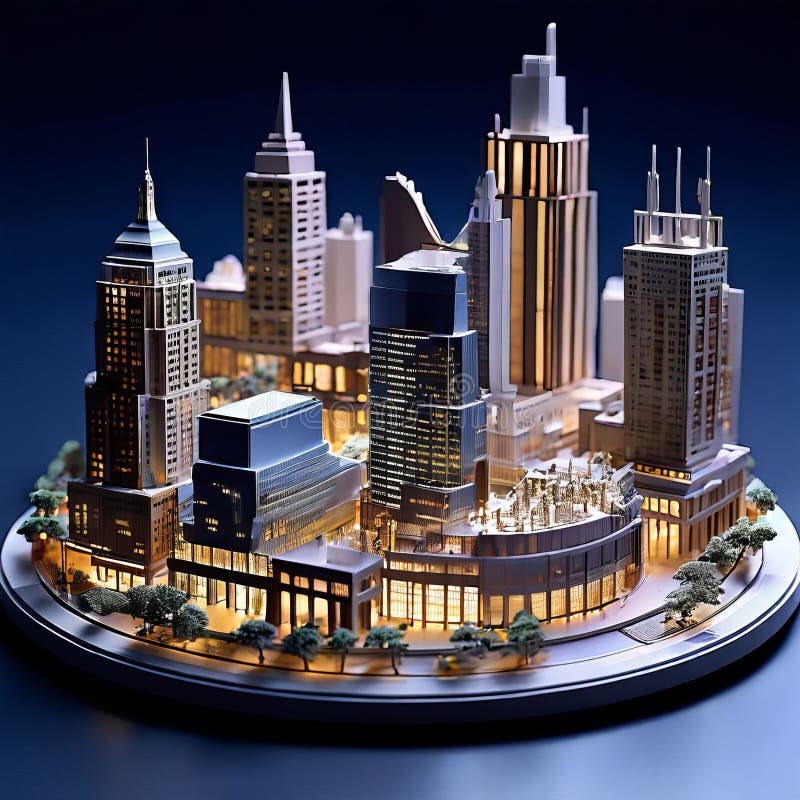 Animated Architectural Models Miniature Achitectural Models Whe Stock ...