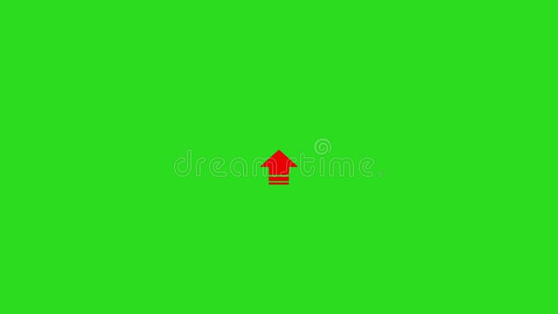 Animated Arrow Green Screen Motion Graphics Stock Video - Video of fire ...