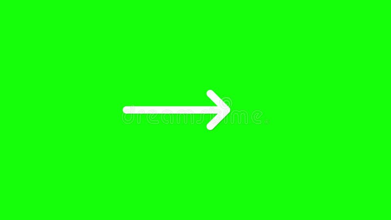 Animated Arrow on Green Screen Stock Footage - Video of curve, drawn ...