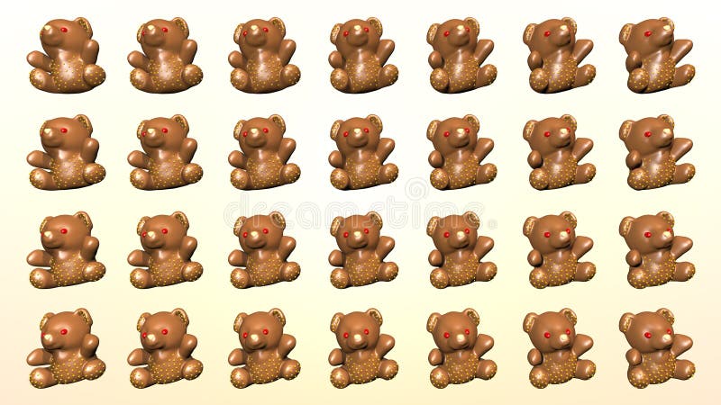 Chocolate Bears Stock Illustrations – 396 Chocolate Bears Stock ...