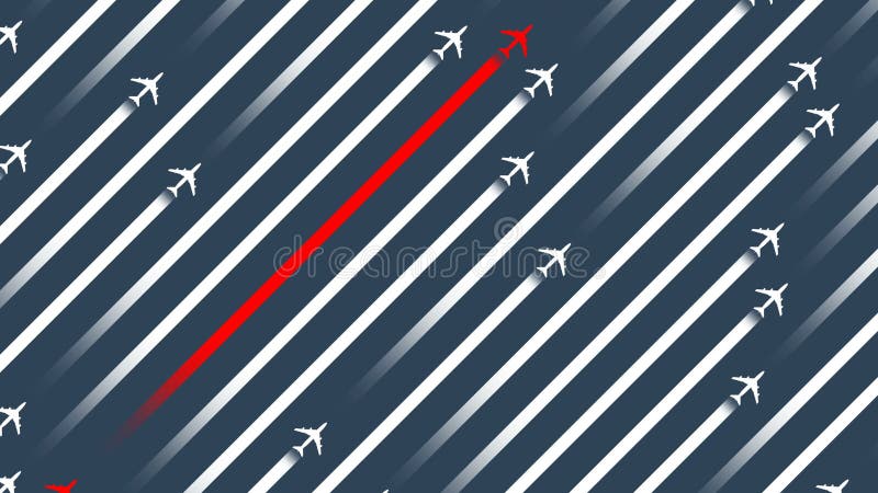 Planes Background Random Speed Stock Video - Video of animation, pale ...