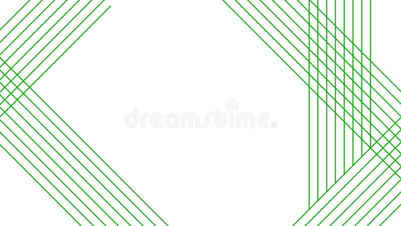 Animated Background with Green Lines is Drawing. Linear Striped Pattern ...
