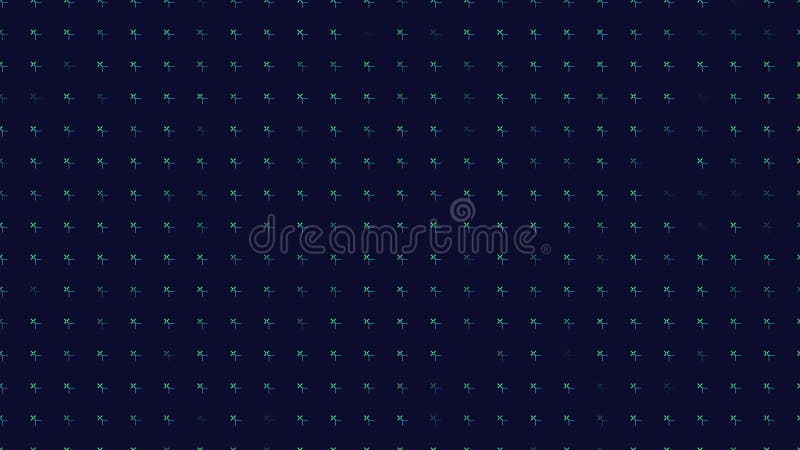 Animated Background Grid Composed of Twinkling Elements. Stock Footage ...