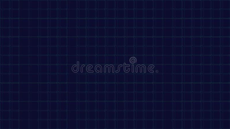 Animated Background Grid with Thin Lines and Twinkling Dots. Stock ...