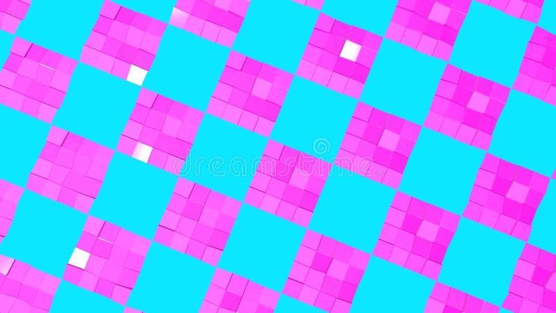 Animated Background of Low Poly Square. 3d Render Stock Footage - Video ...
