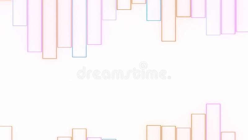 Animated Background with Moving Lines in Rhythm. Motion Stock Video ...