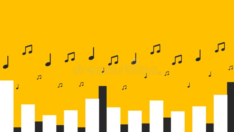 Animated Background for Music Theme Stock Footage - Video of ...