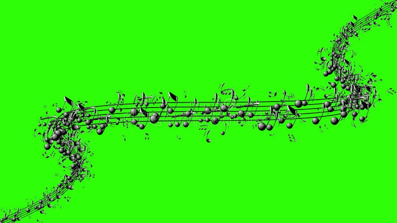 Animated Background with Musical Notes, Music Notes Stock Footage ...