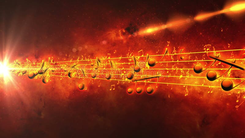 Animated Background with Musical Notes, Music Note Stock Footage ...