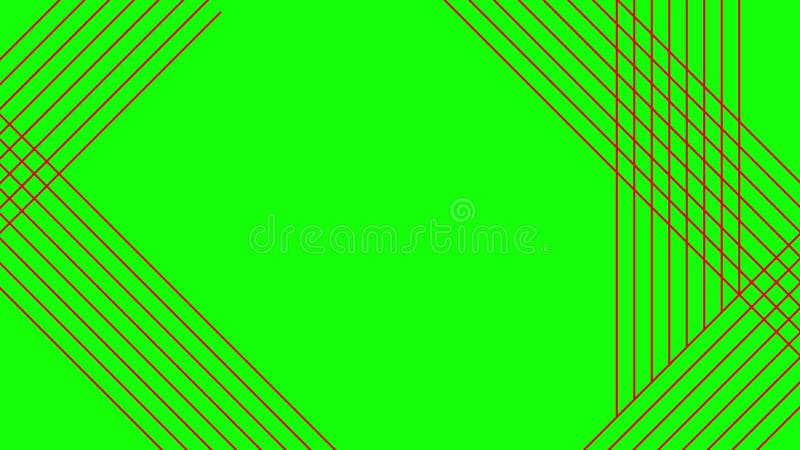 Animated Background with Red Lines is Drawing. Linear Striped Pattern ...