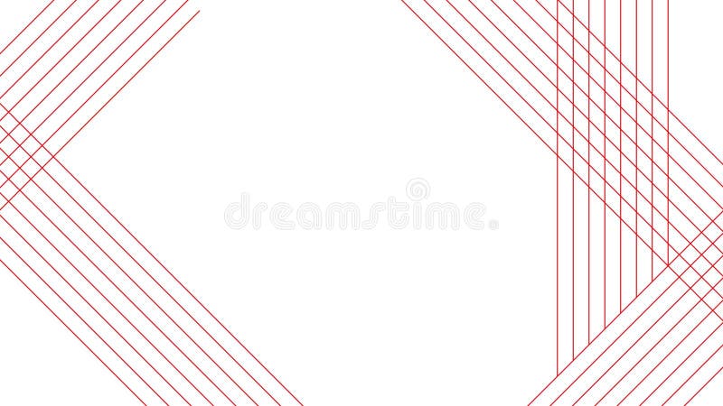 Animated Background with Red Lines is Drawing. Linear Striped Pattern ...