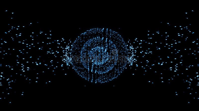 Animated Background with Technology Cell Stock Footage - Video of ...