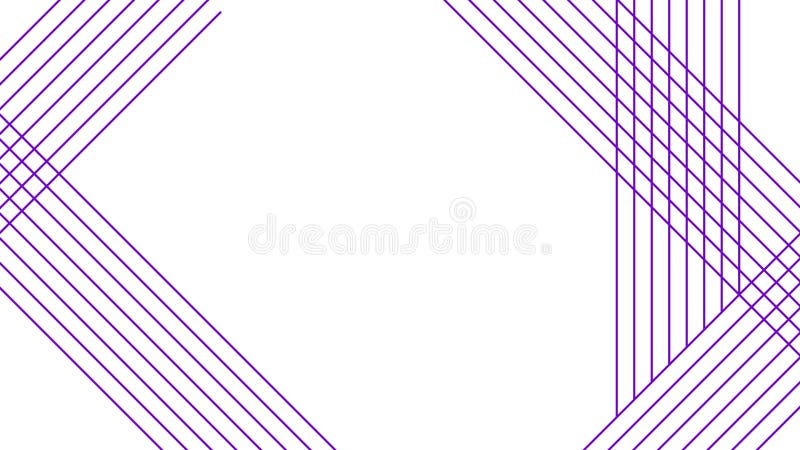 Animated Background with Violet Lines is Drawing. Purple Stripes ...