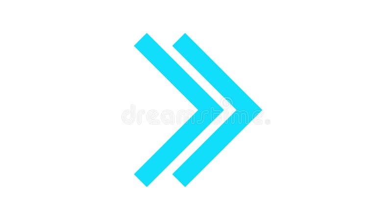 Animated Blue Symbol of Hands. Hands Clap. Icon of Applause. Looped ...