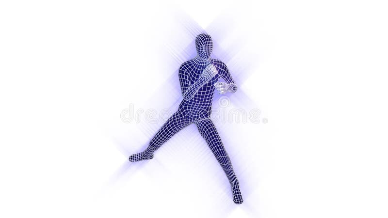 Animated boxer. Hook hit stock video. Video of boxing - 231806123