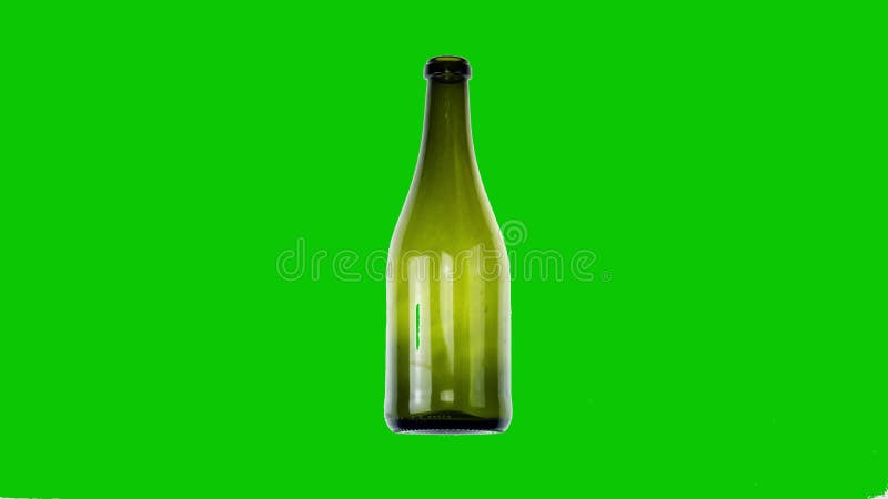 Animated Broken Glass Bottle, Sharp Shards of Glass Stock Footage ...