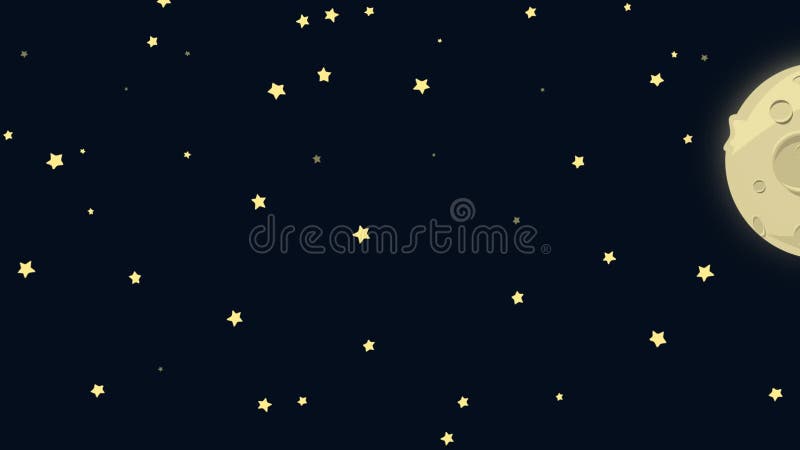 Animated Moon White Line Ui Icon Stock Video - Video of night, moon ...