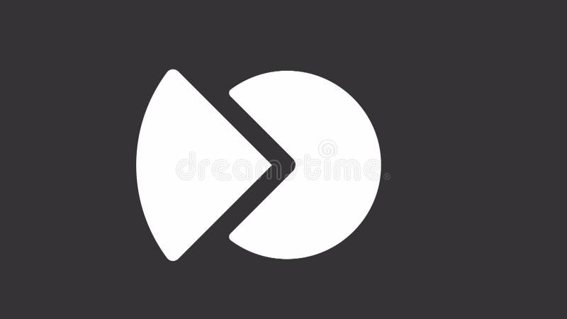 Animated Segment Chart Solid Ui Icon Stock Footage - Video of motion ...