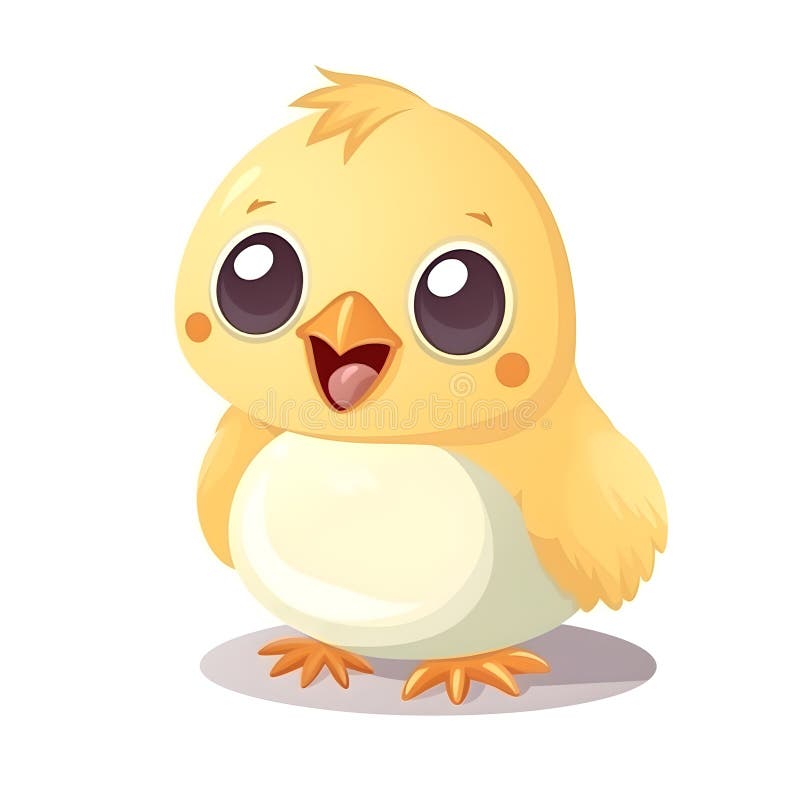 Animated chicklet cartoon stock illustration. Illustration of artistic ...