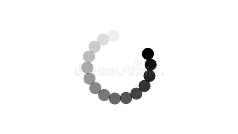 Animated Circle Loading Progress Indicator with Evolving Color ...