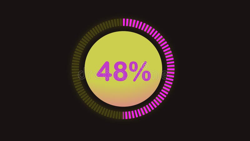 Animated Circle Progress Bar, Countdown Percentage Number Stock Video ... Animated Circle Progress Bar, Countdown Percentage Number Stock Video ...