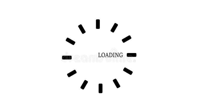 Animated Circular Loading Icon with Smooth Motion for Buffering and ...